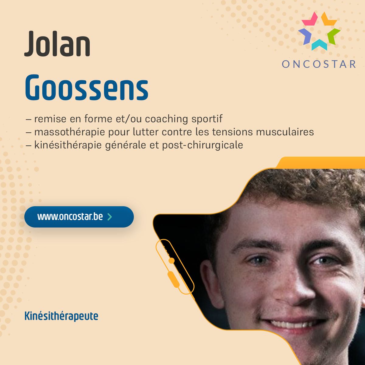 Kinésithérapie & Coaching Sportif avec Jolan Goossens